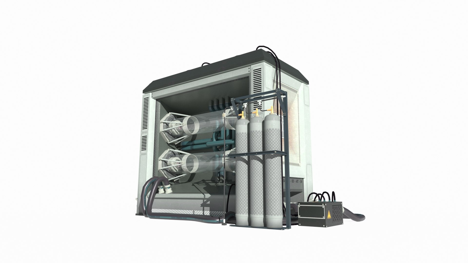 Future Science Fiction Particle Extractor 3D Model - TurboSquid 2203276