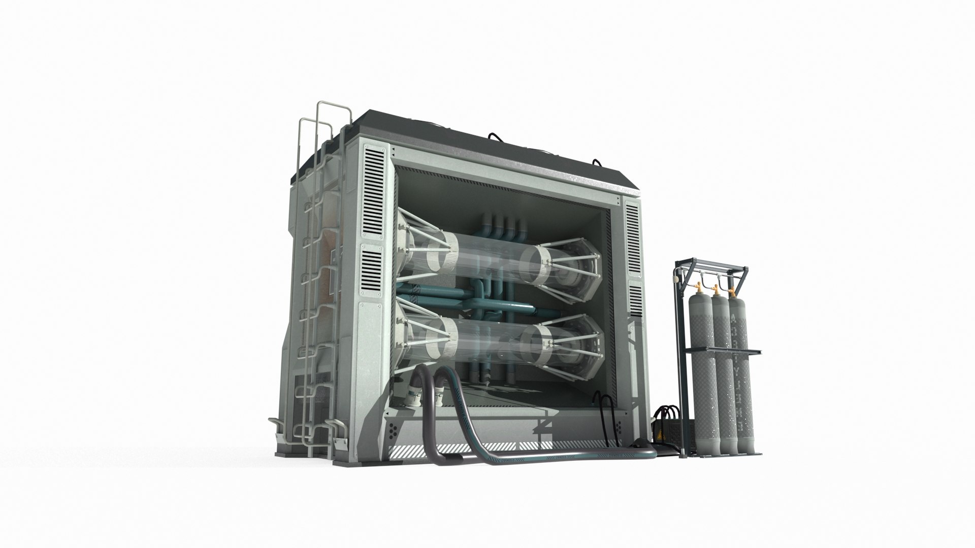 Future Science Fiction Particle Extractor 3D Model - TurboSquid 2203276