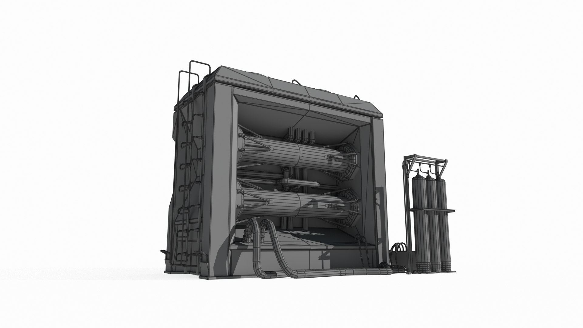 Future Science Fiction Particle Extractor 3D Model - TurboSquid 2203276