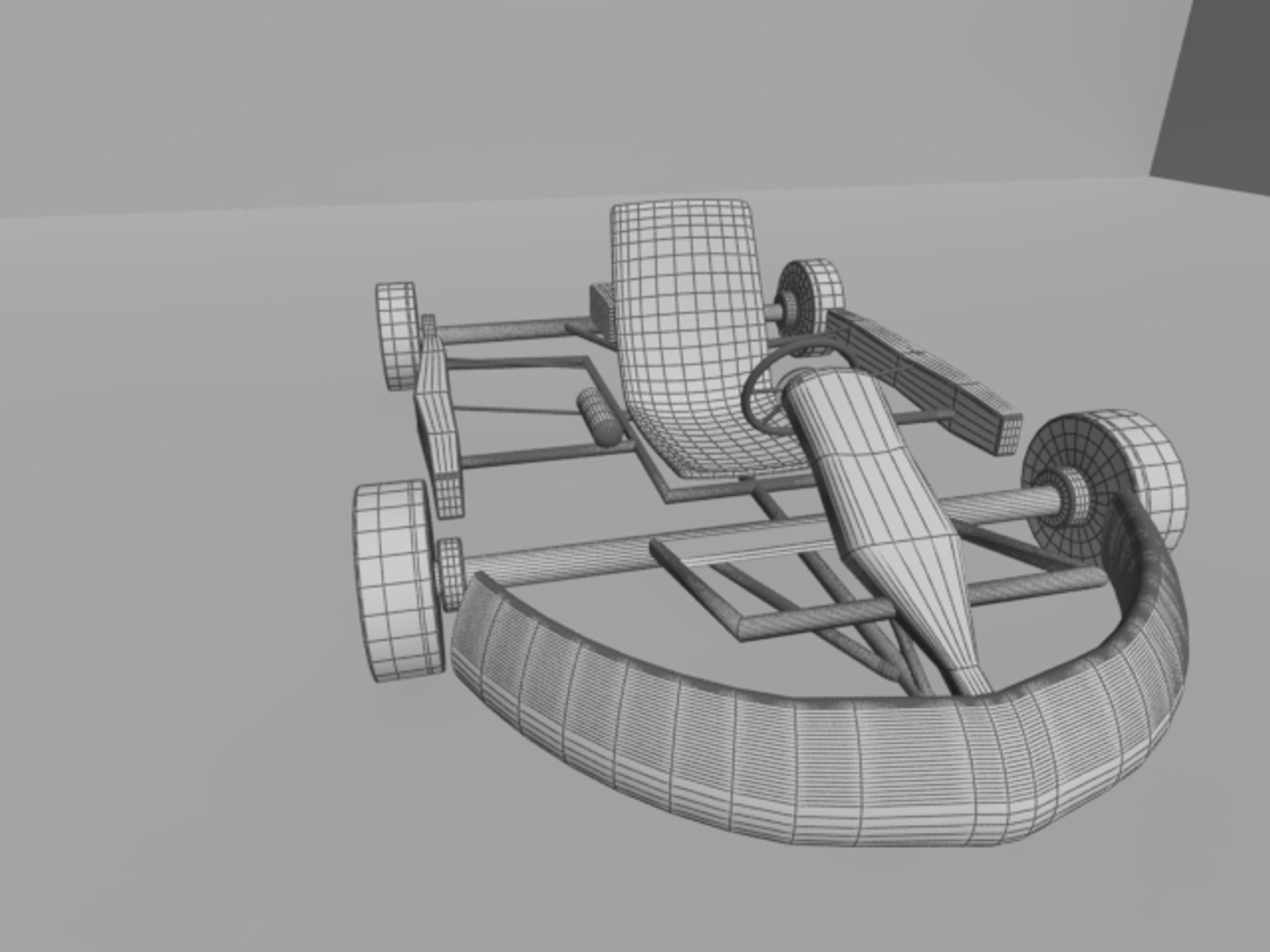 3d Racing Kart Model
