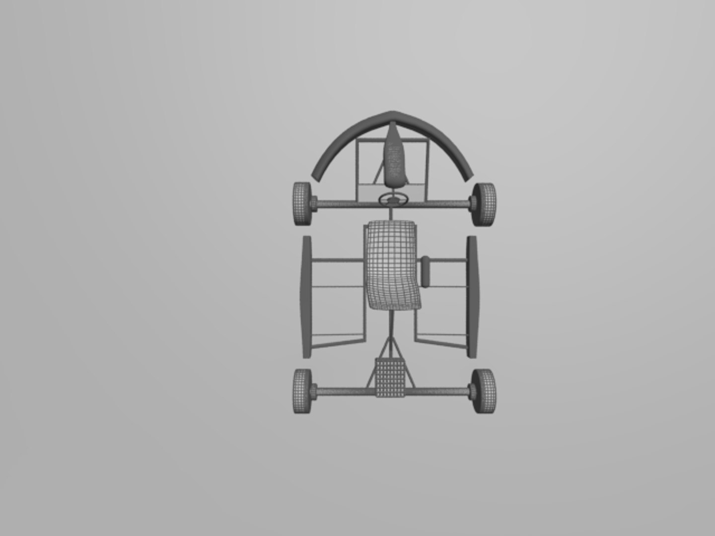3d Racing Kart Model
