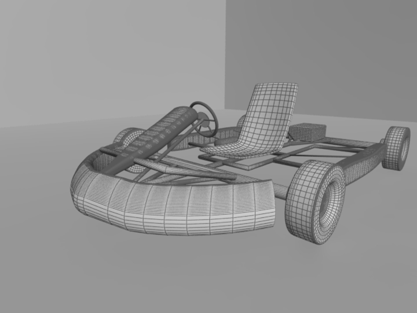 3d Racing Kart Model