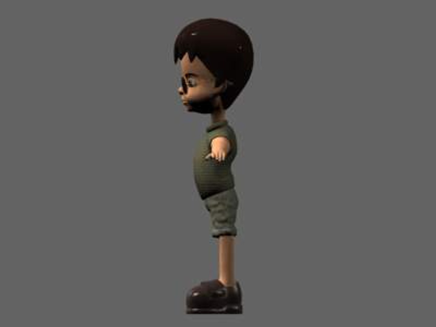 Character Child Boy 3d Model