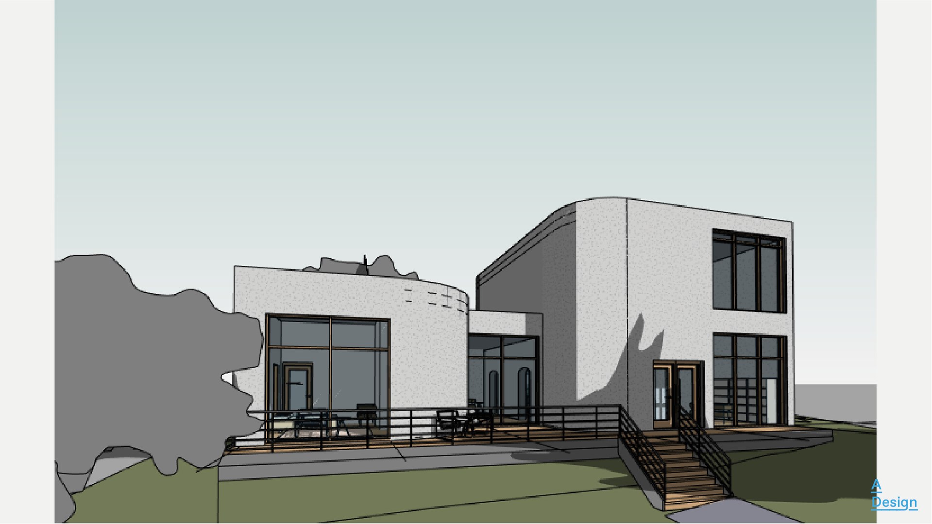 Rounded House - Revit Model 3D Model - TurboSquid 2017775