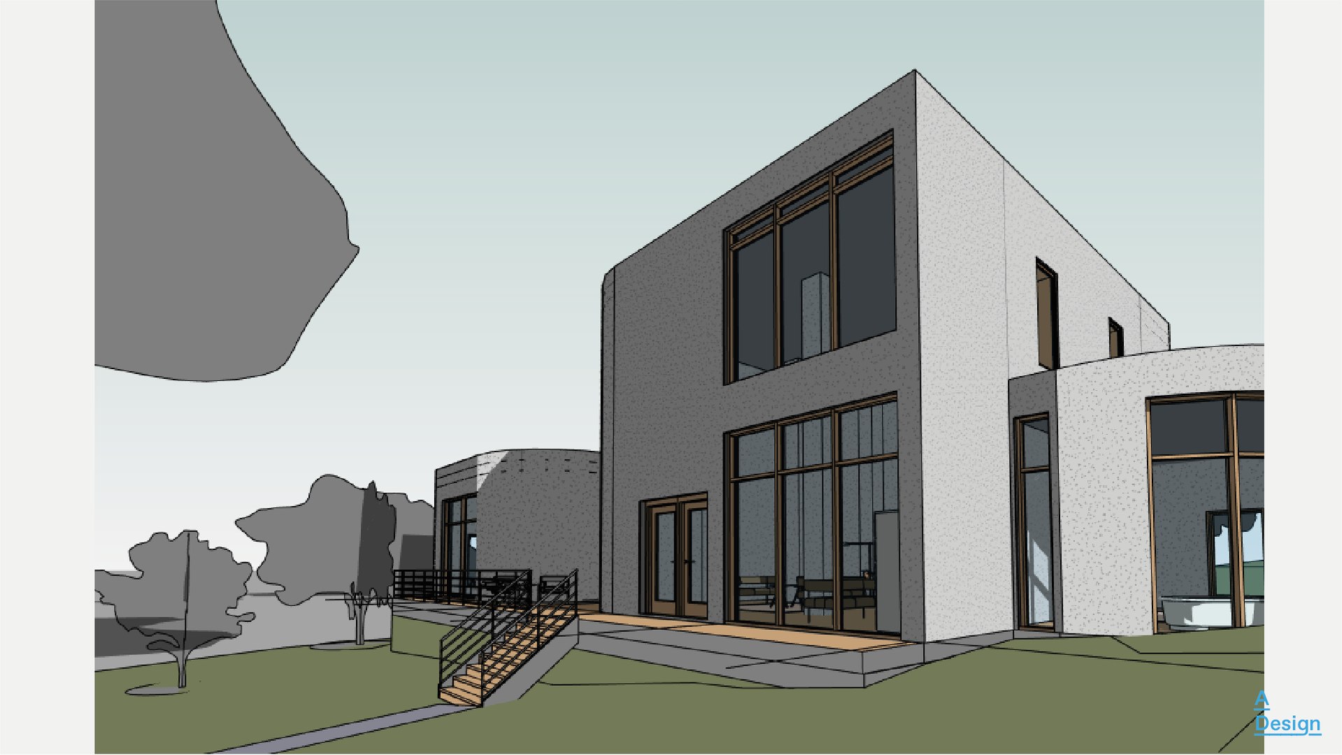 Rounded House - Revit Model 3D Model - TurboSquid 2017775