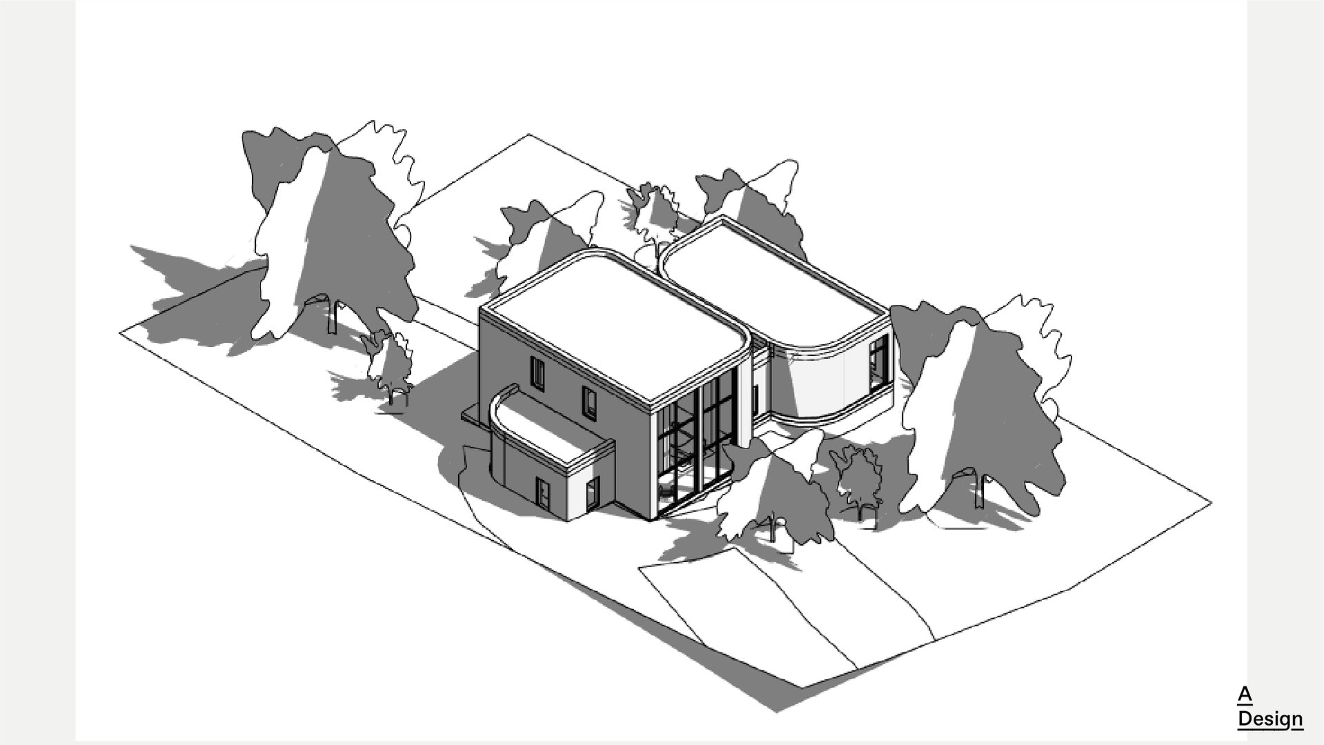 Rounded House - Revit Model 3D Model - TurboSquid 2017775