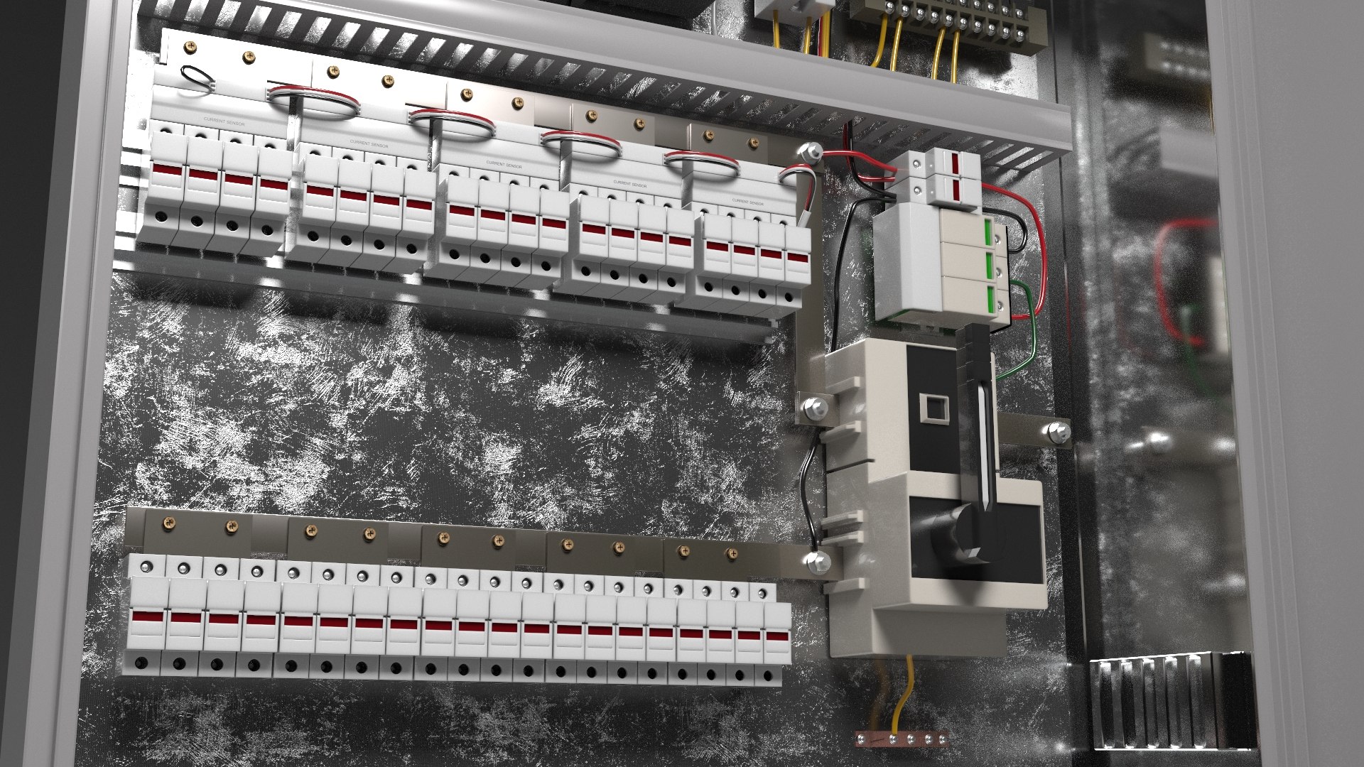 3D Panel Board Electric - TurboSquid 1690708