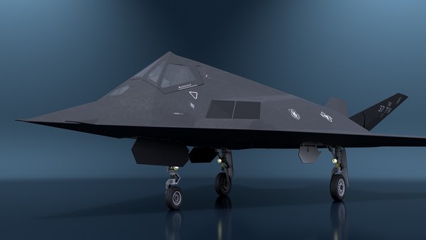 modelo 3d Avión furtivo Lockheed F-117 Nighthawk - TurboSquid 2320872