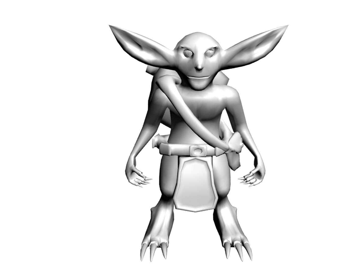 Free Goblin Character 3d Model