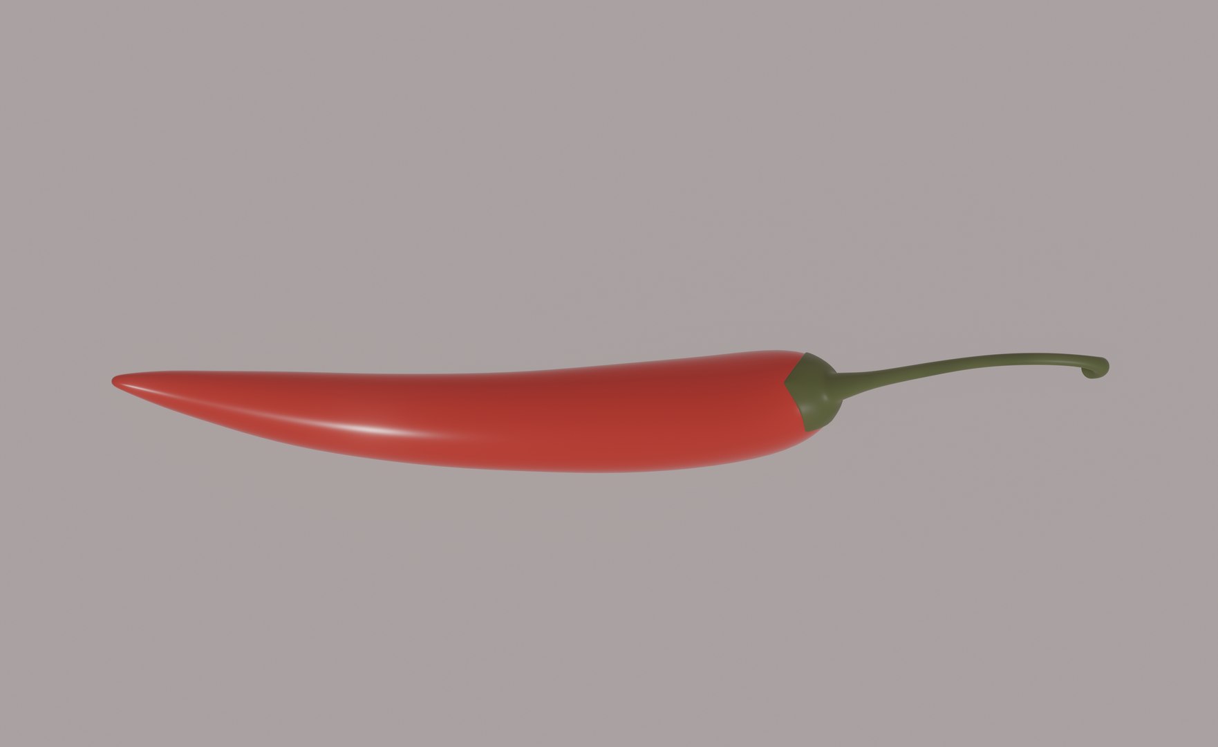 3D Hot Pepper Model - TurboSquid 2198688