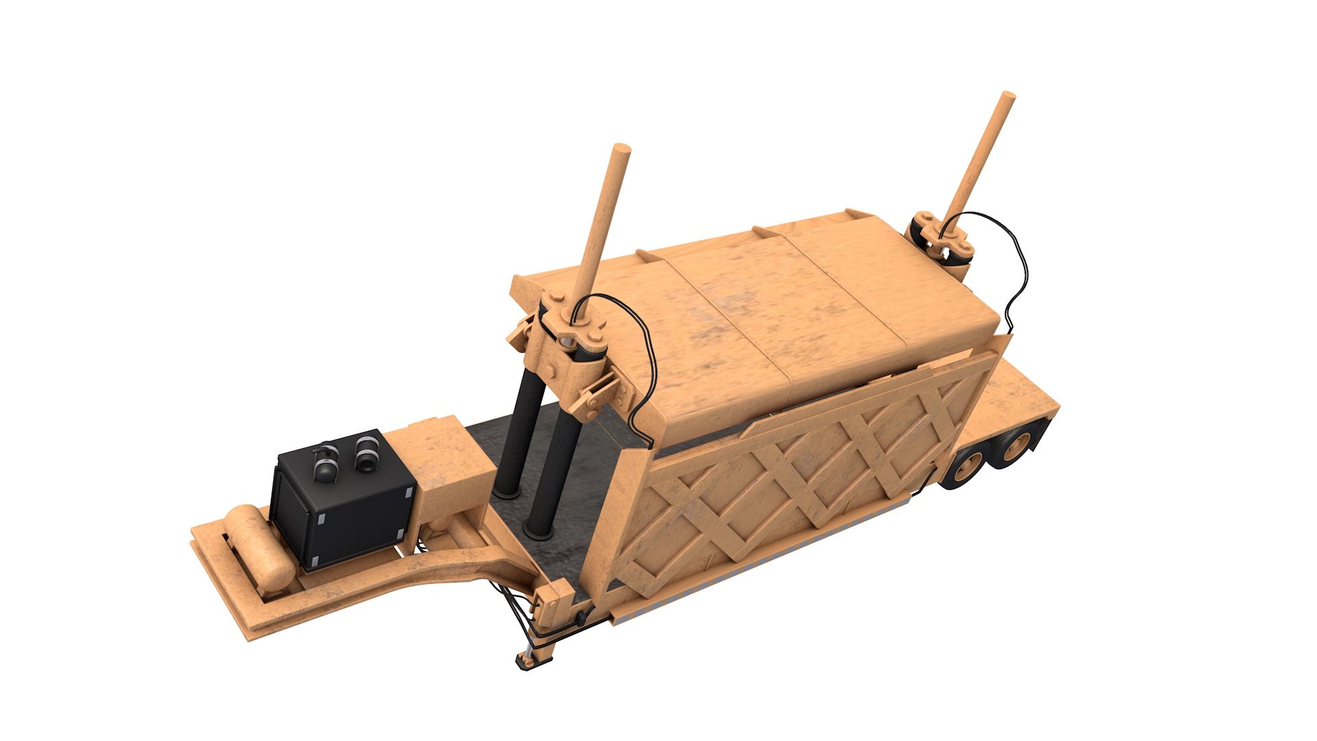 Car Crusher 3D Model - TurboSquid 2170207