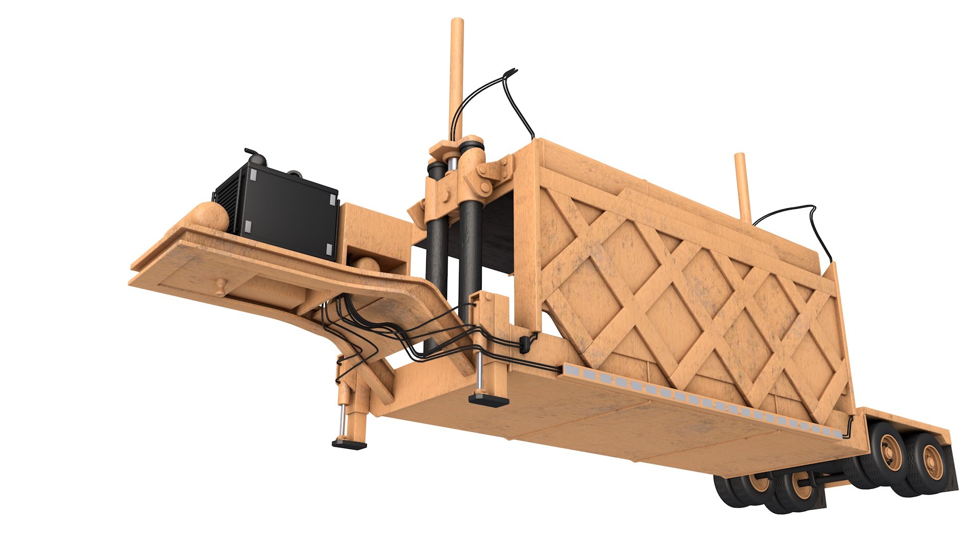 Car Crusher 3D Model - TurboSquid 2170207