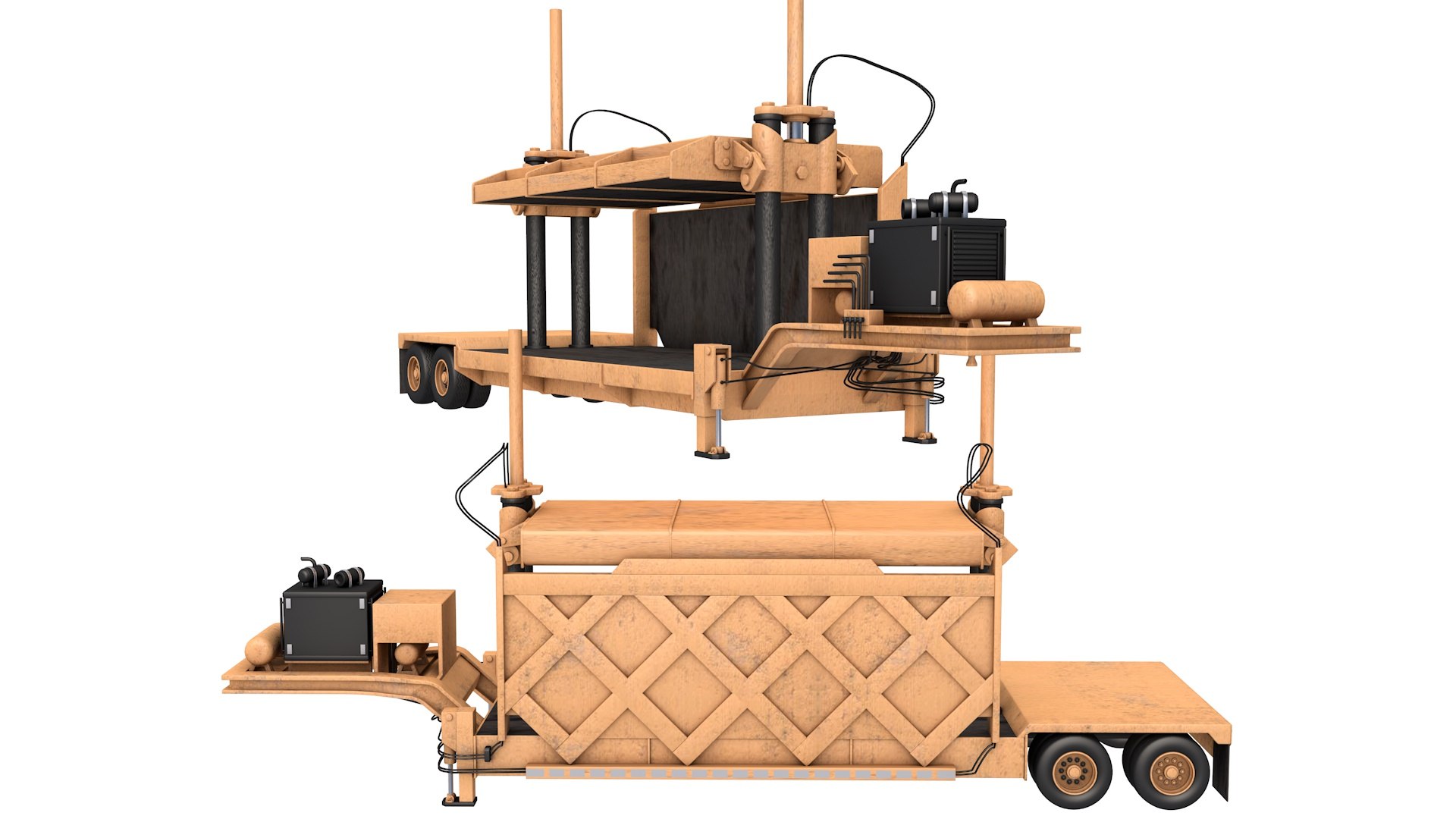 Car Crusher 3D Model - TurboSquid 2170207