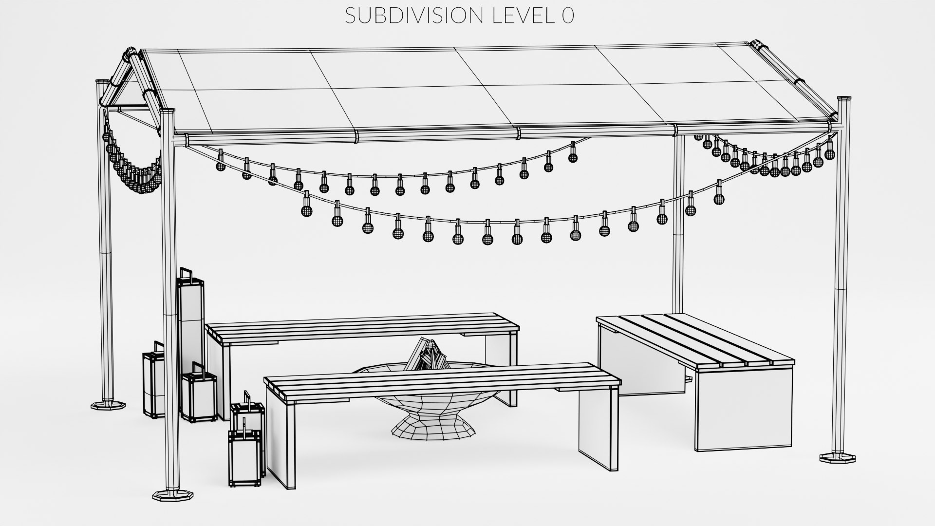 3D Model Gazebo Setup 02 - TurboSquid 2054080