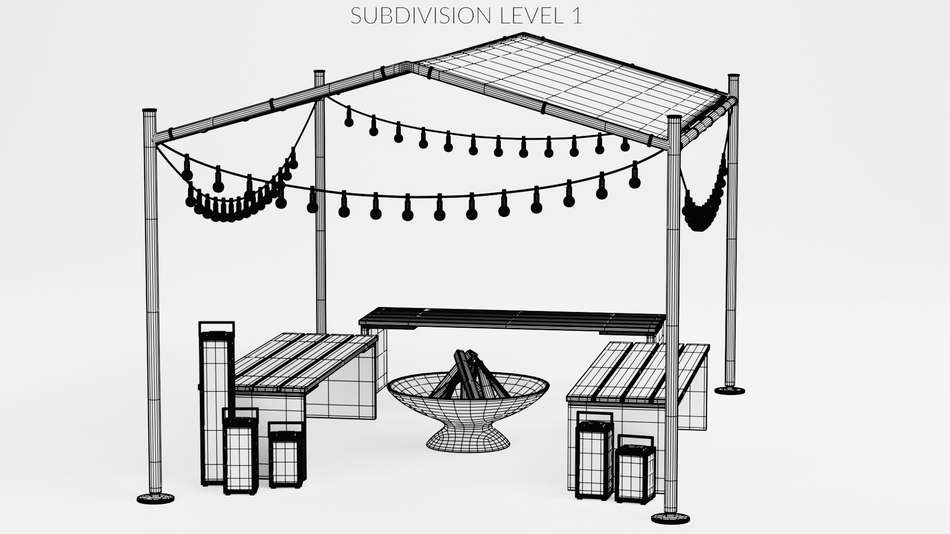 3D Model Gazebo Setup 02 - TurboSquid 2054080