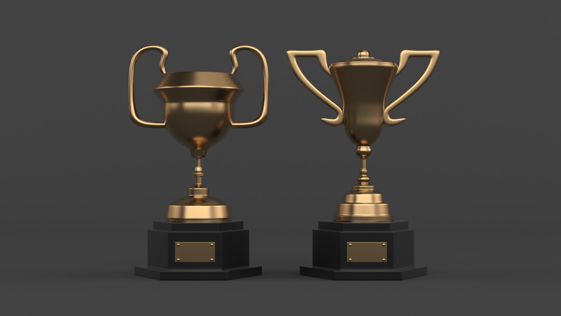 3D Trophy Cups Model - TurboSquid 2330418