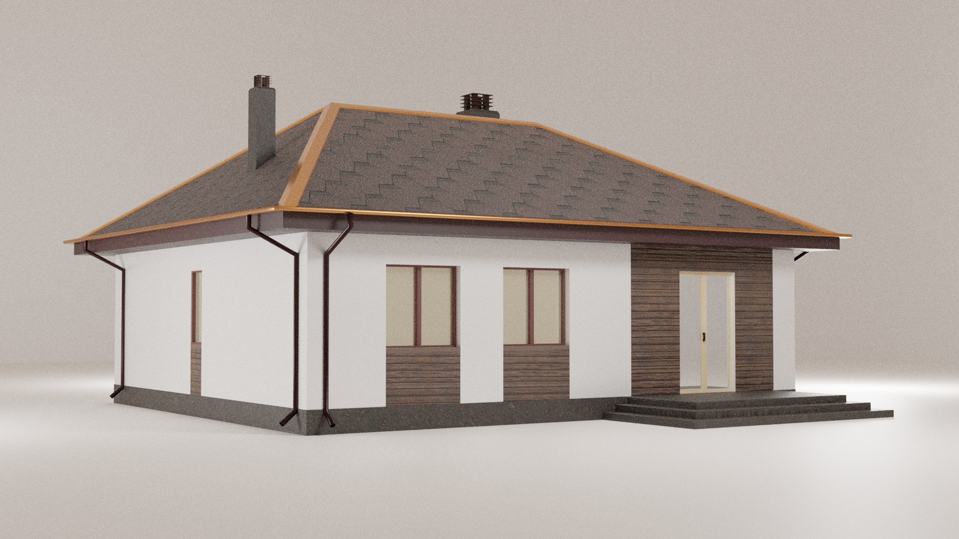 3D House Terrace Model - TurboSquid 1699309