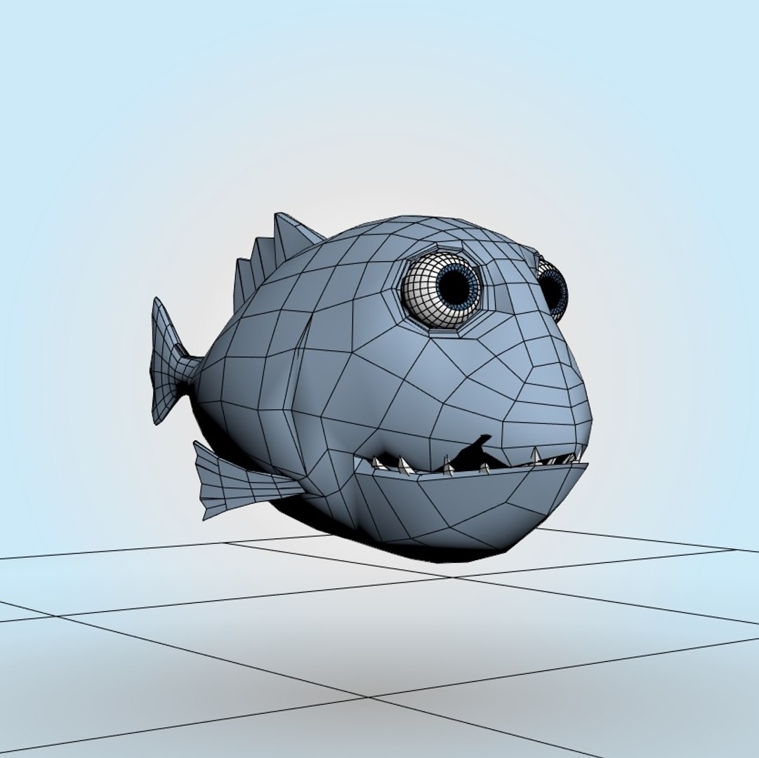 Piranha 3D Model - TurboSquid 1949024
