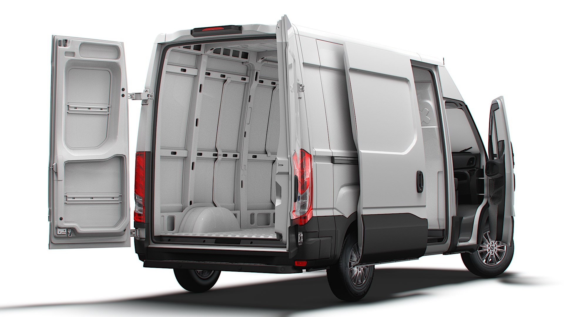 3D Iveco Daily Van L2H2 HQ Interior 2025 - TurboSquid 2294740
