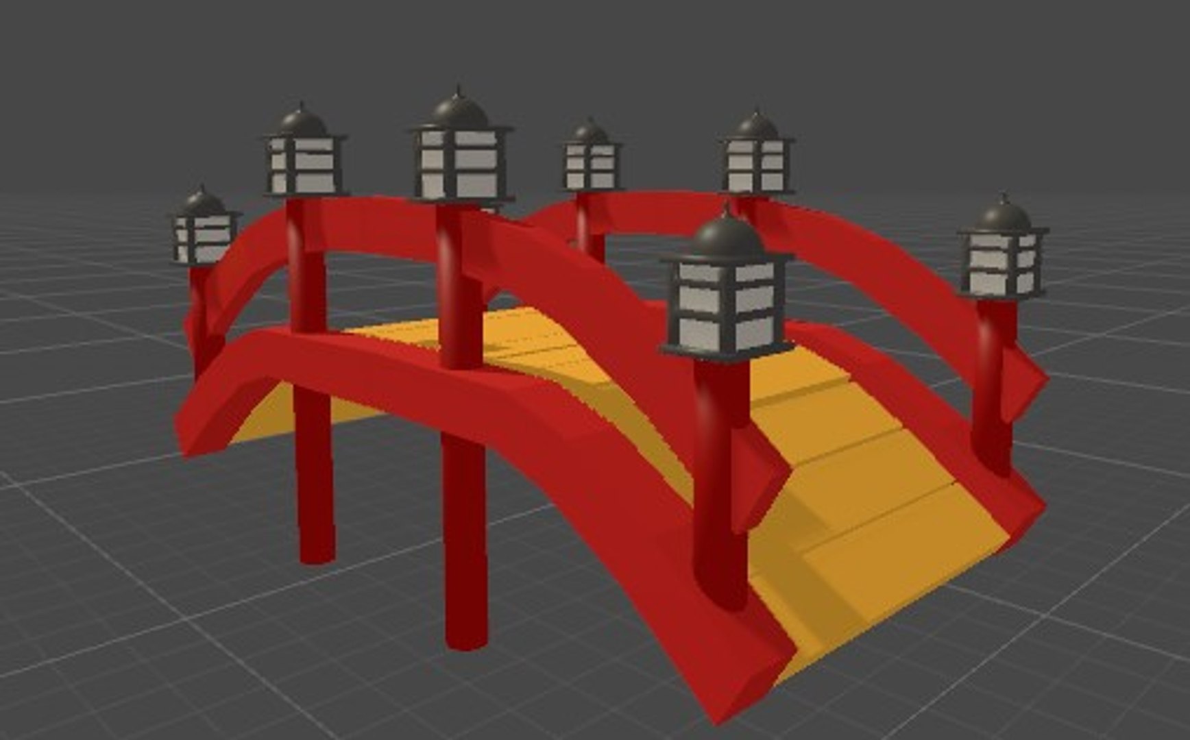 3D model japanese bridge - TurboSquid 1332352
