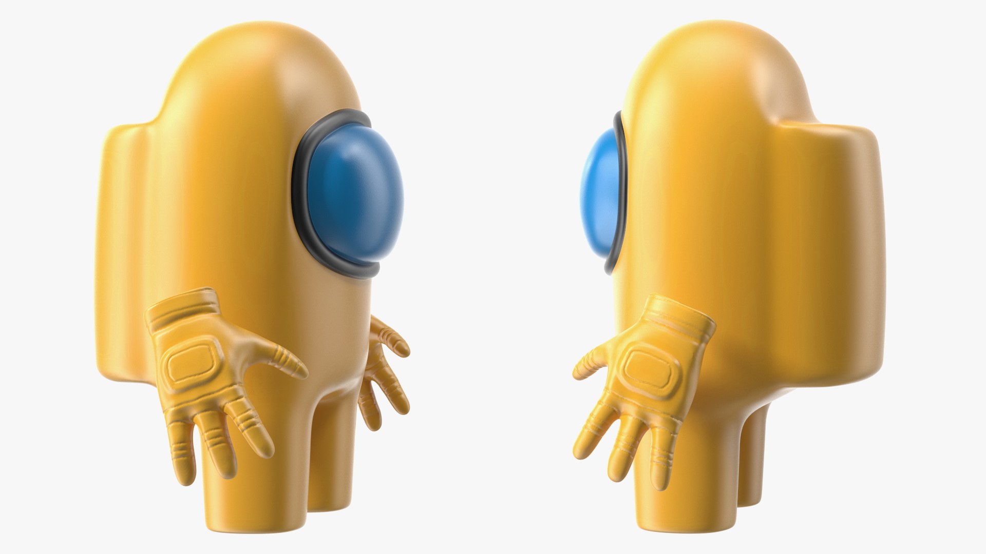Among Us Yellow Character Rigged 3D model - TurboSquid 2003919