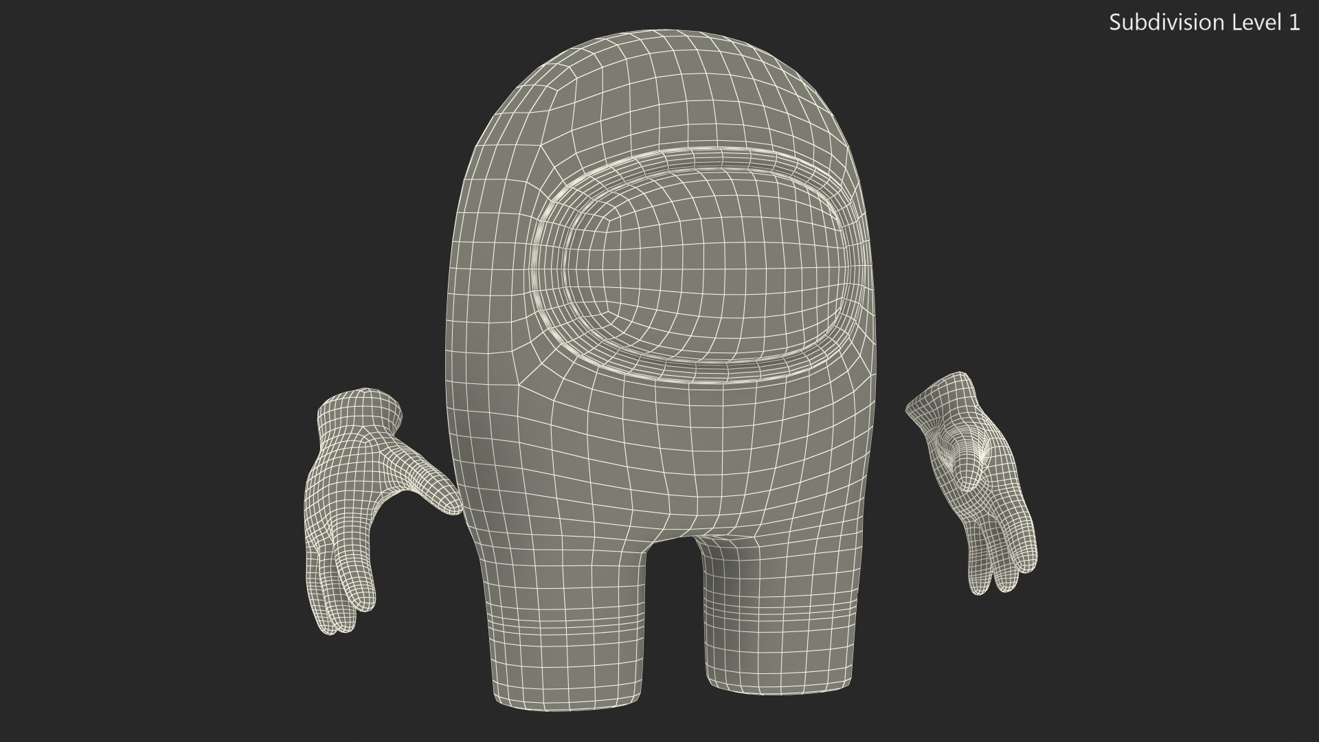 Among Us Yellow Character Rigged 3D Model - TurboSquid 2003919