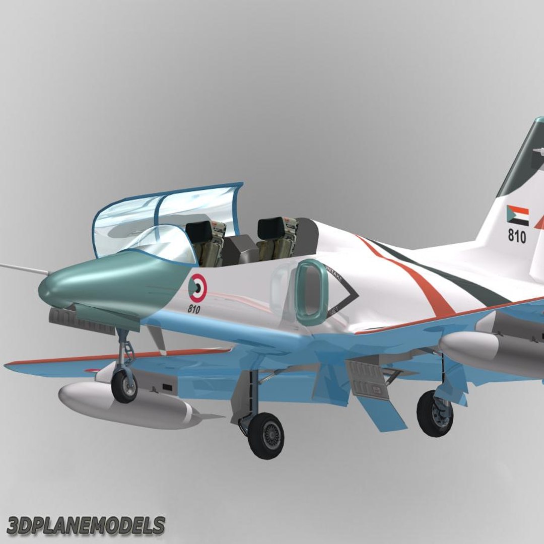 3d Training Jet K-8 Karakorum Model