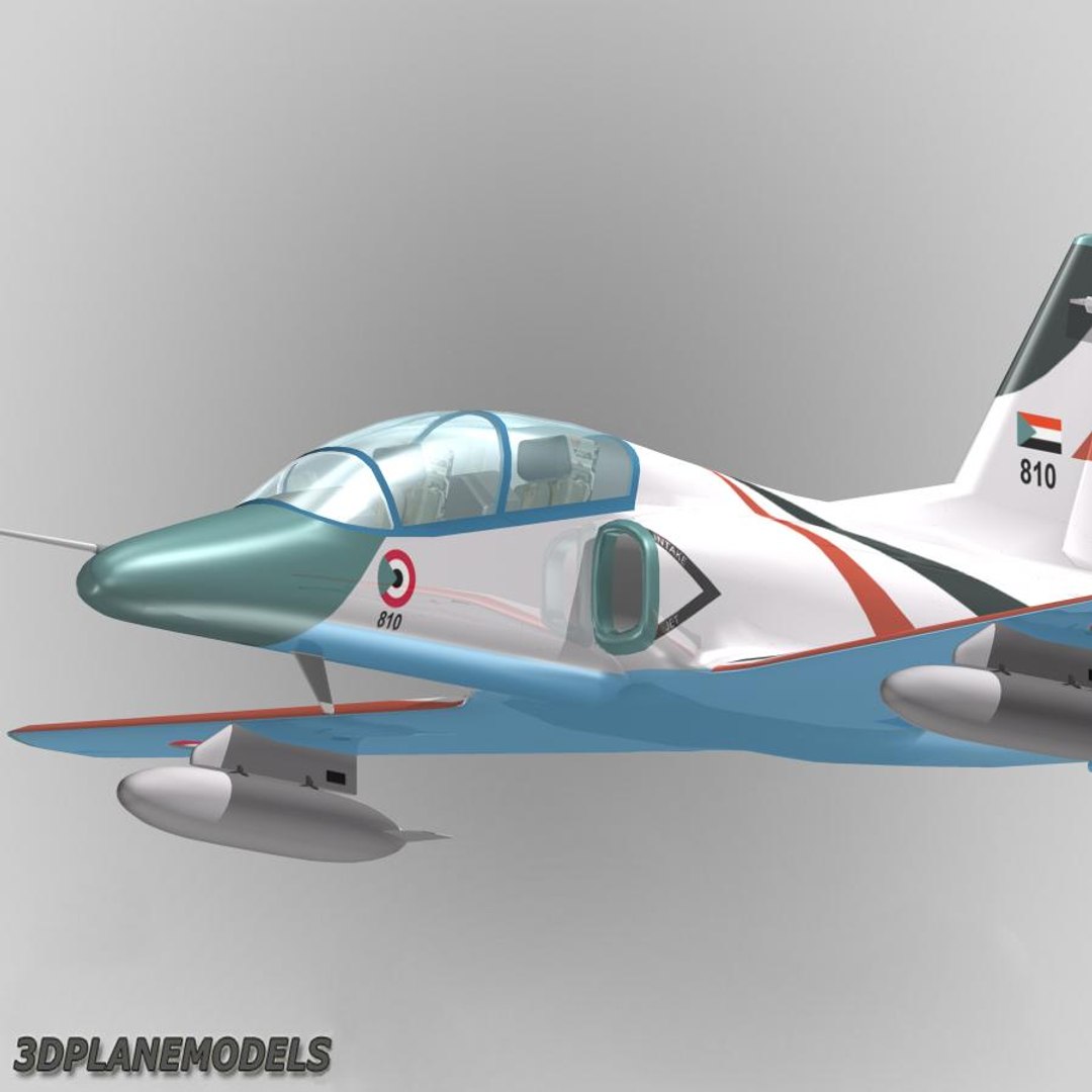 3d Training Jet K-8 Karakorum Model