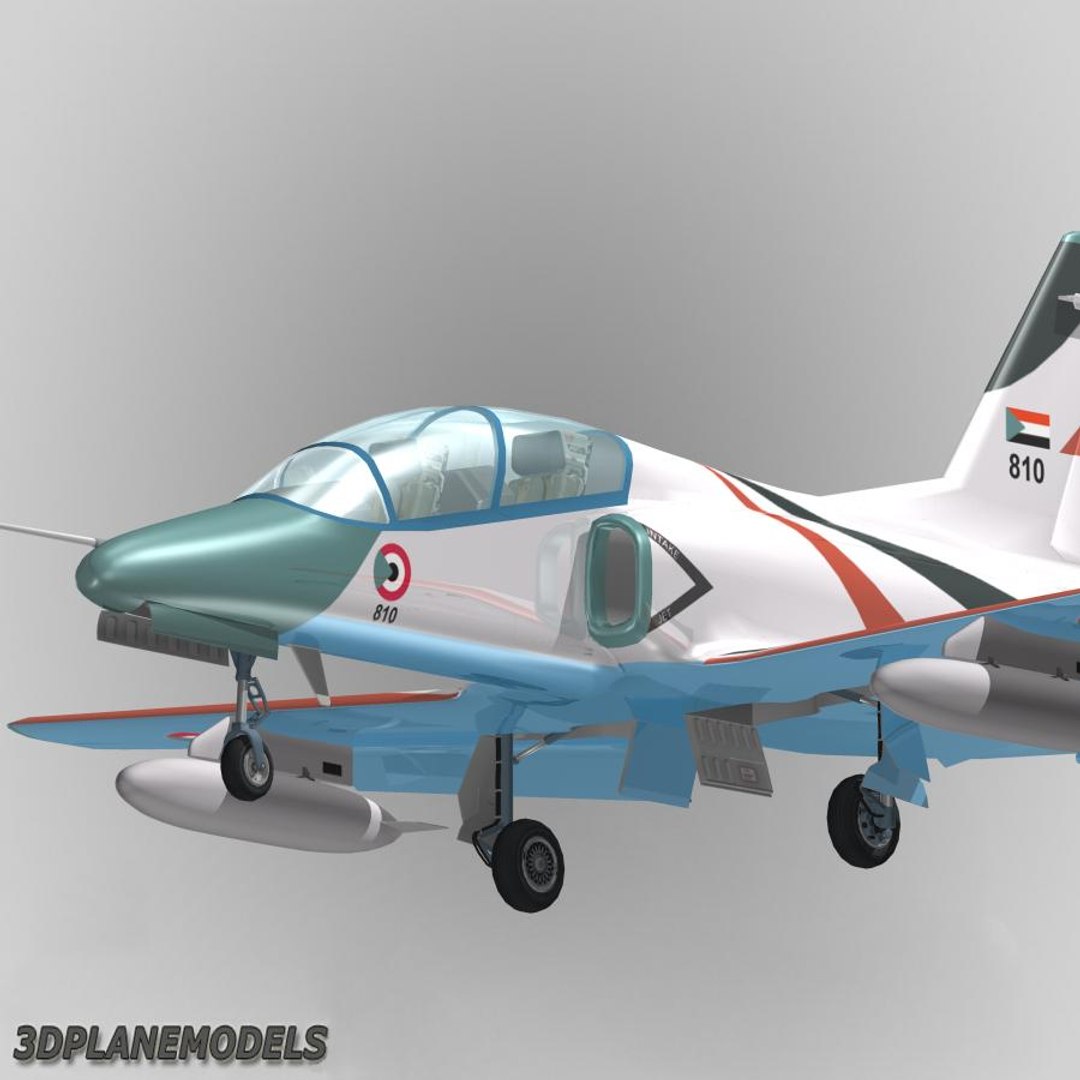 3d Training Jet K-8 Karakorum Model