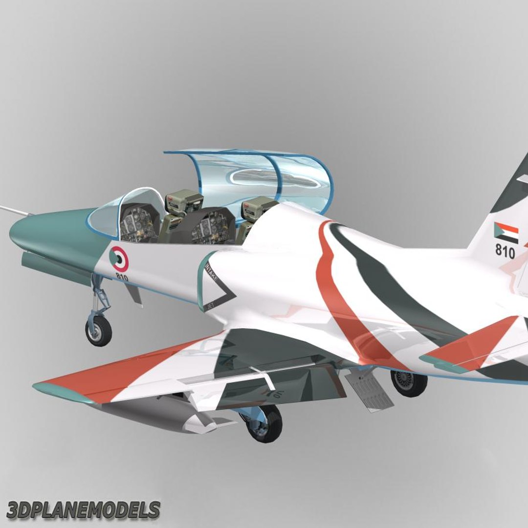 3d Training Jet K-8 Karakorum Model