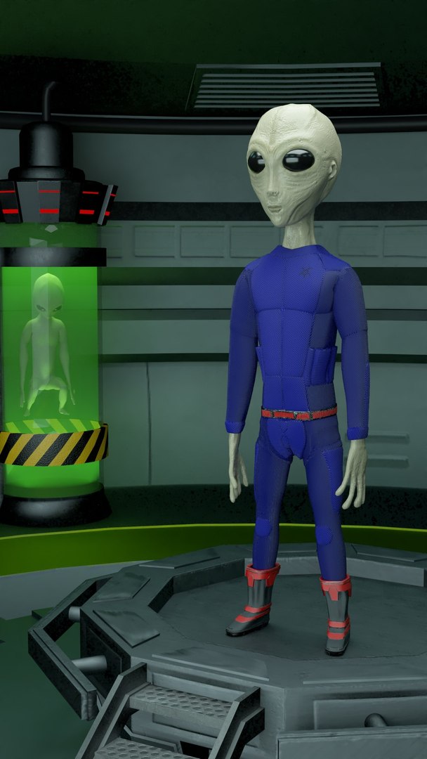 Alien Skeleton 3D Model - TurboSquid 2013078