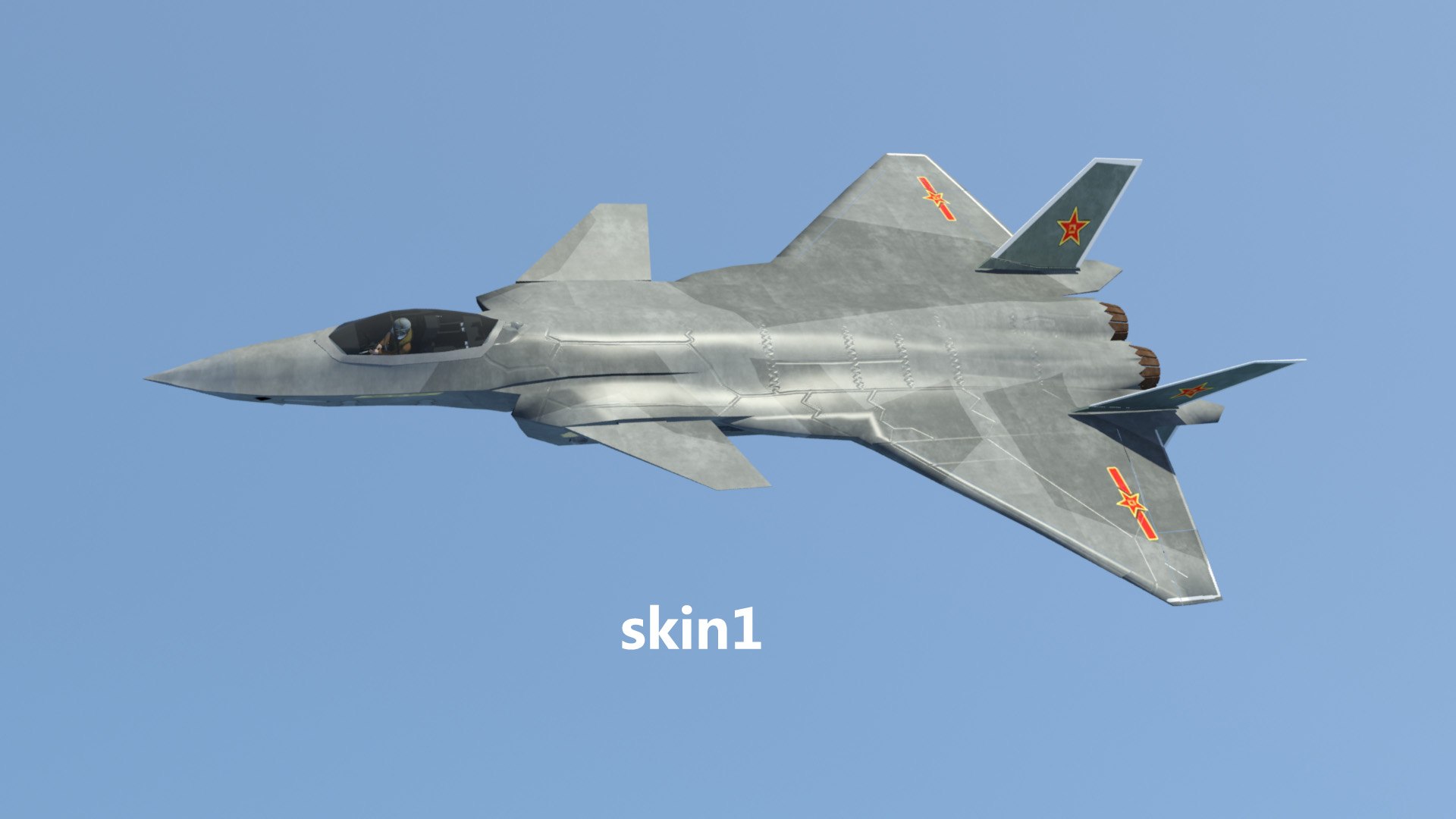 High Quality J20 Jet Fighter 3D Model - TurboSquid 1923109