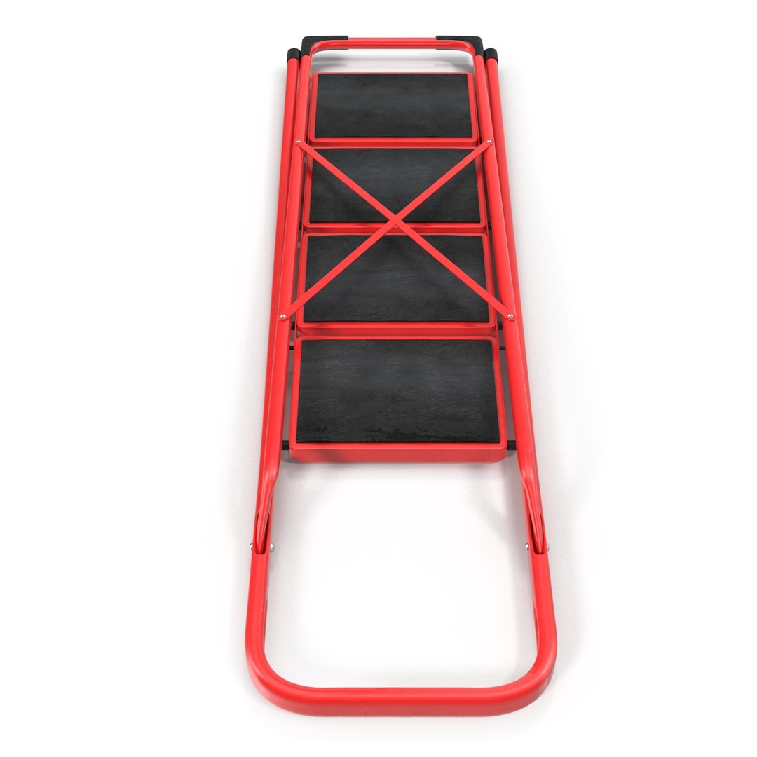 3d Model Step Ladder Set
