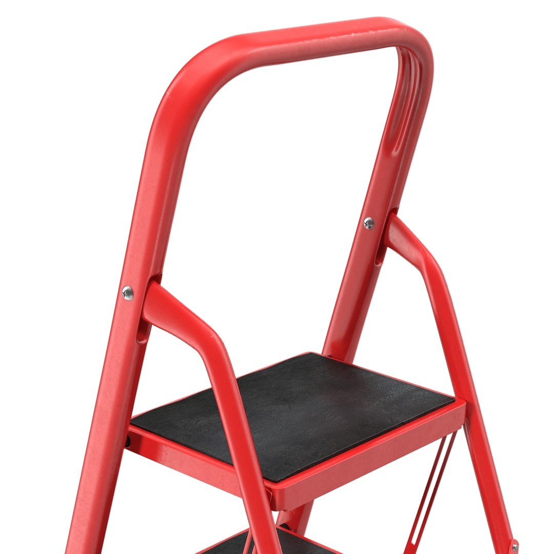3d Model Step Ladder Set
