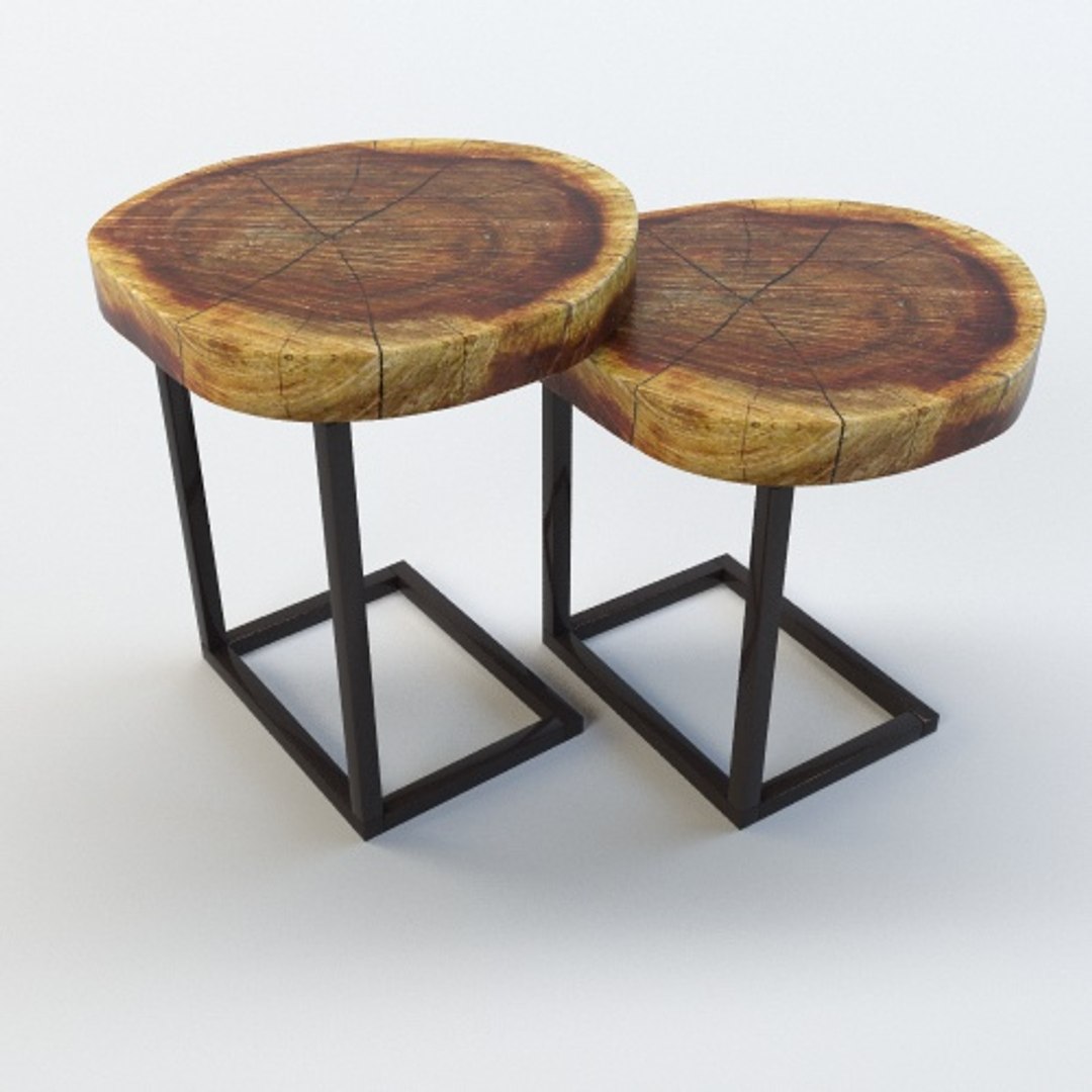 3d Table Walnut Slab