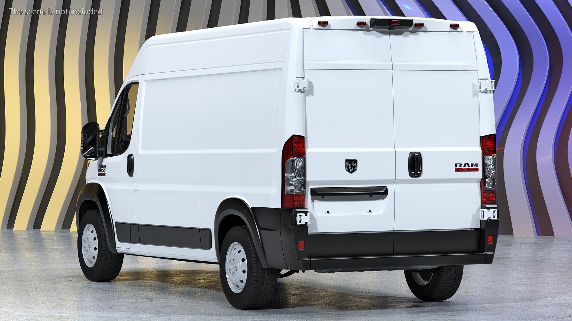 2022 RAM Promaster 136 Simple Interior 3D - TurboSquid 2065878