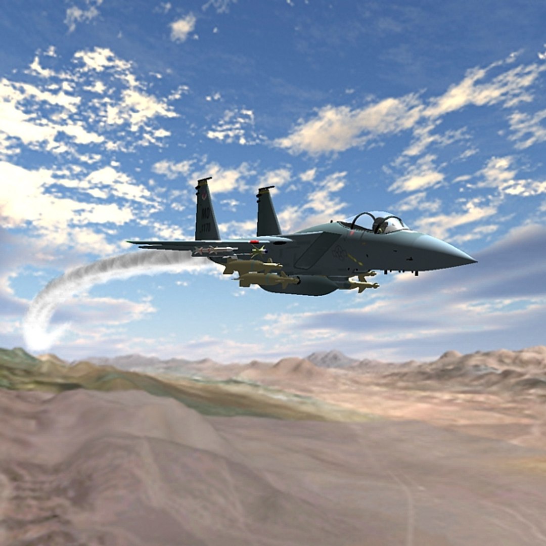 f-15 c eagle - 3d max