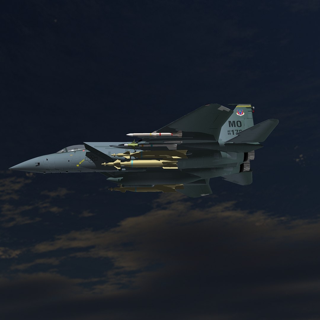 f-15 c eagle - 3d max