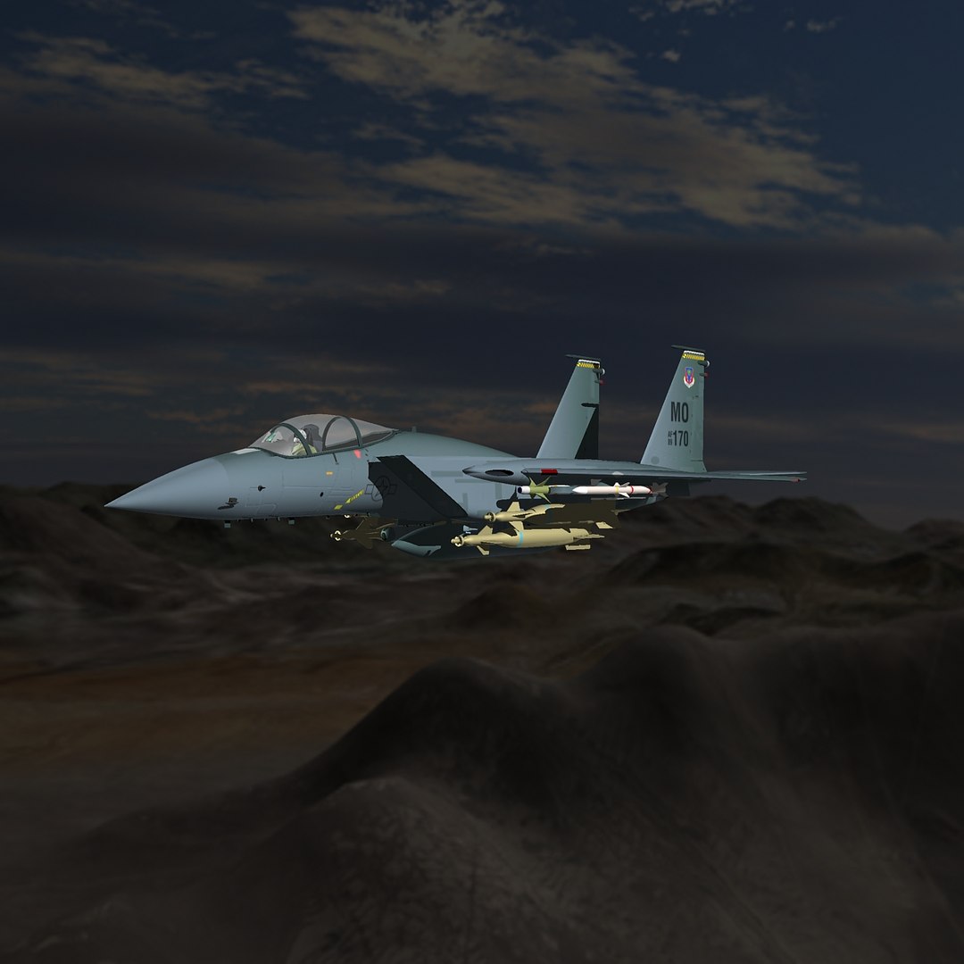 f-15 c eagle - 3d max