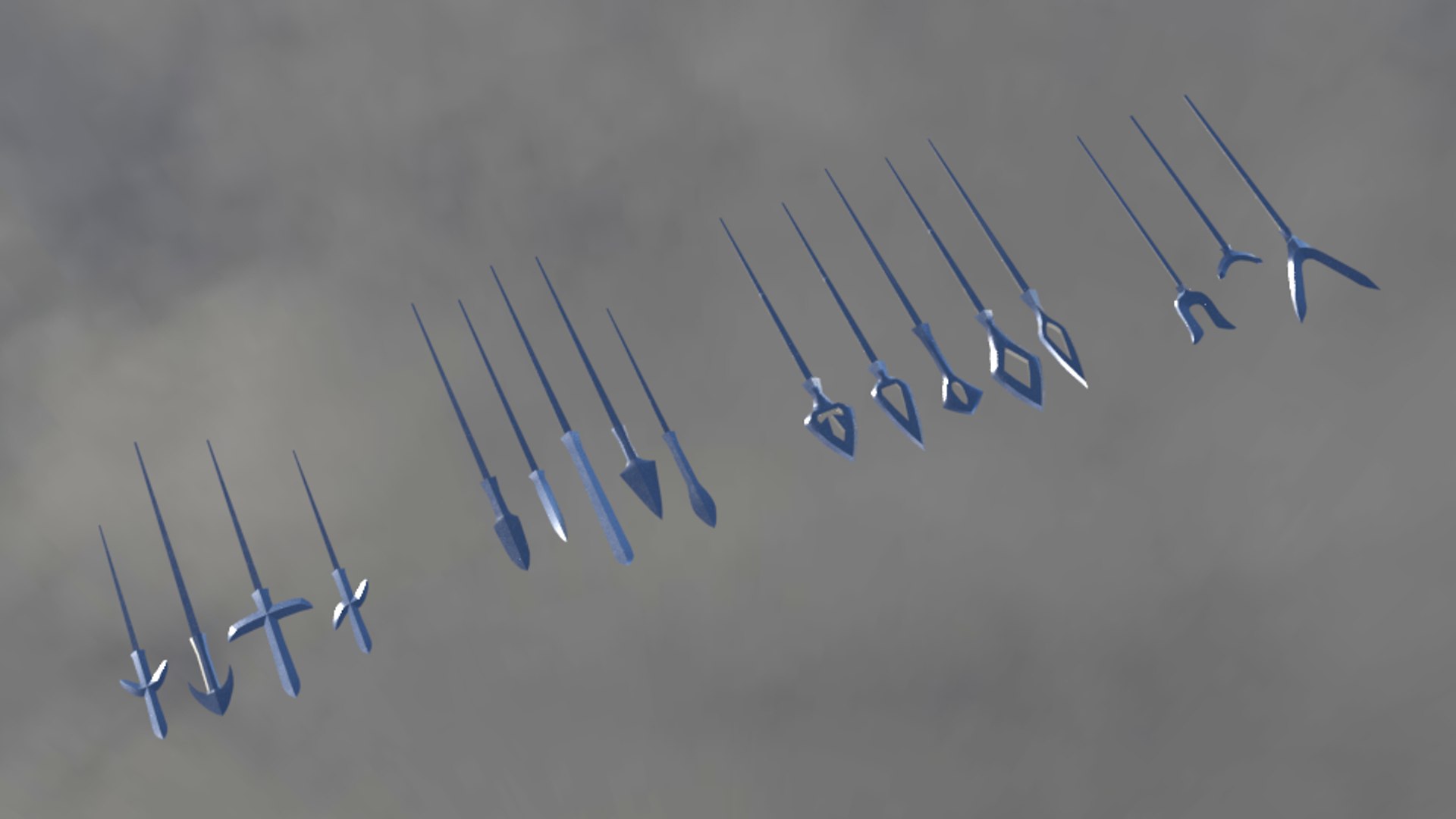 Japanese Arrow Set 3D - TurboSquid 1490816