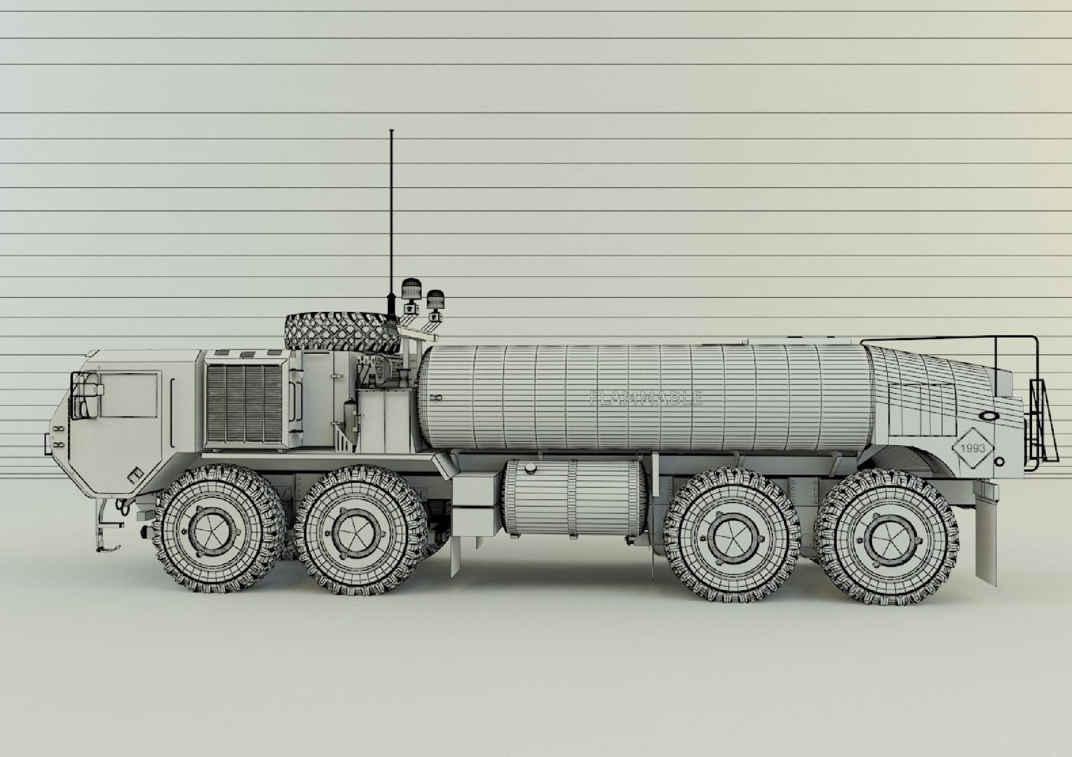 3D Model ASSY HEMTT A4 Tanker - TurboSquid 1868091