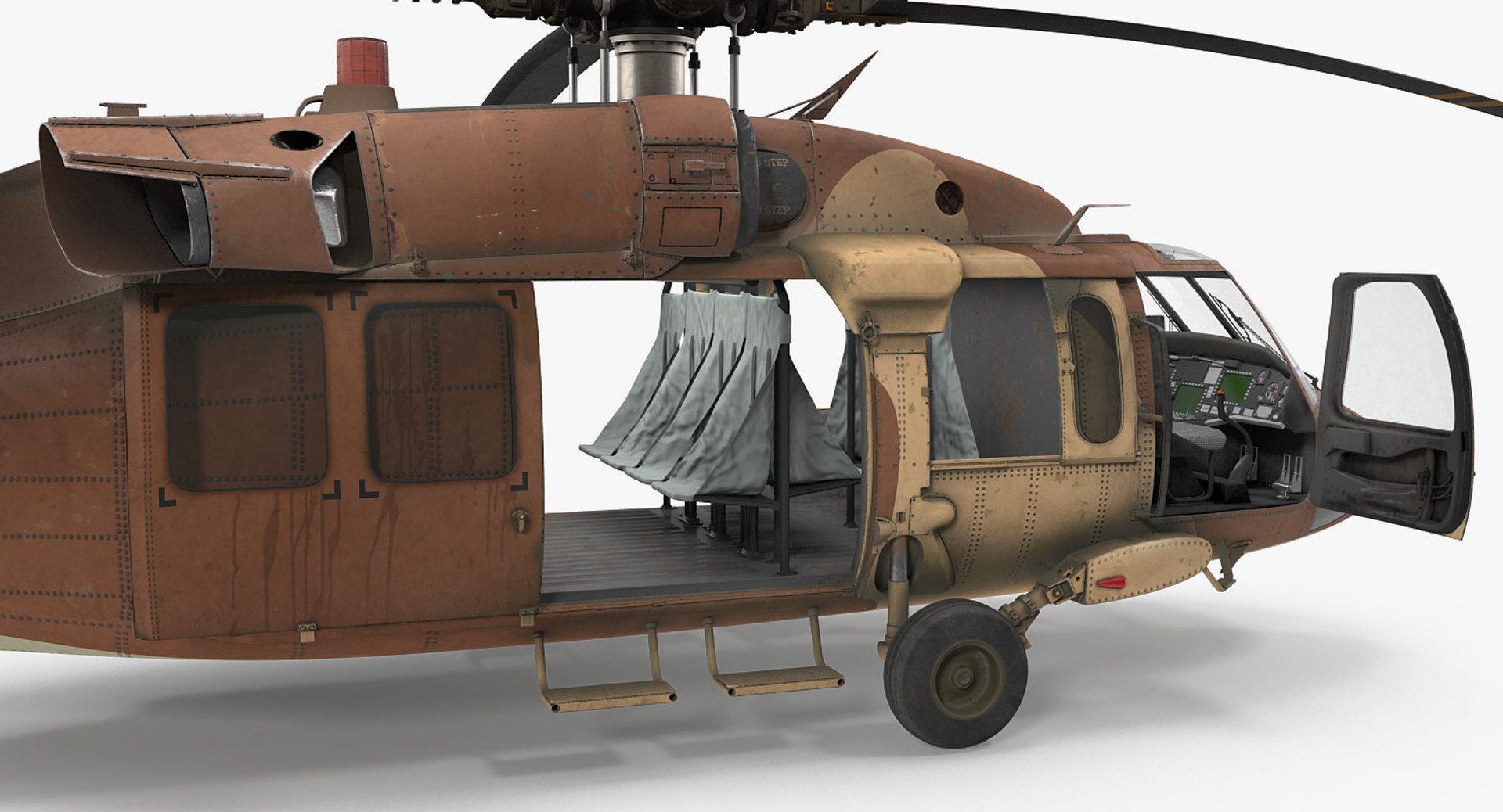 3D Sikorsky Military Rigged Helicopters - TurboSquid 1201001