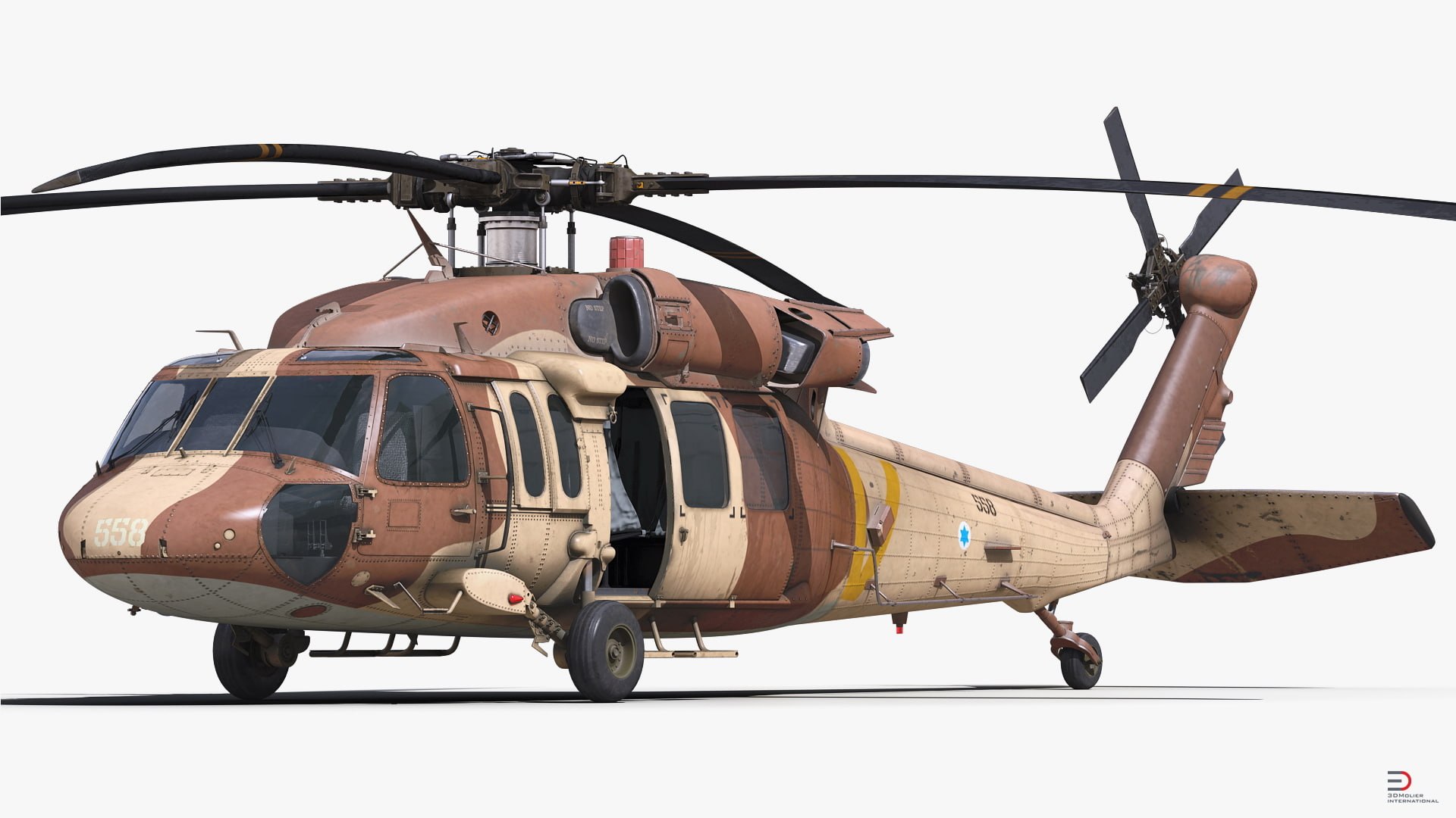 3D Sikorsky Military Rigged Helicopters - TurboSquid 1201001