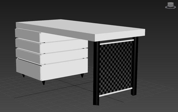 3d model table office room