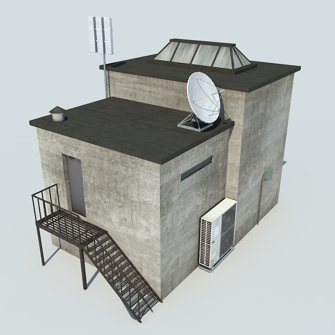 nyc roof rooftop 3d model