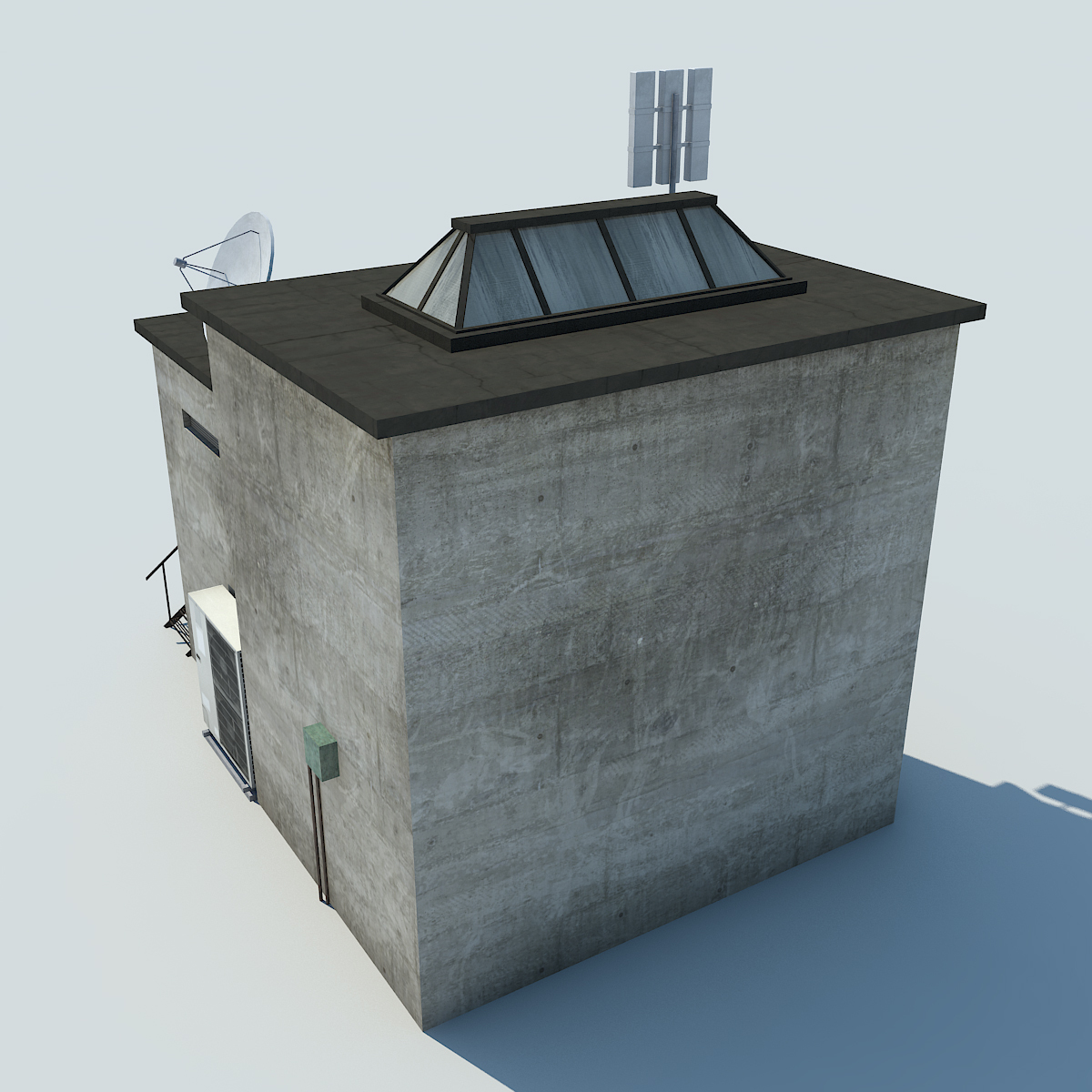 nyc roof rooftop 3d model