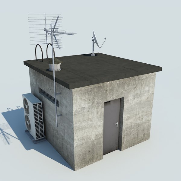 nyc roof rooftop 3d model