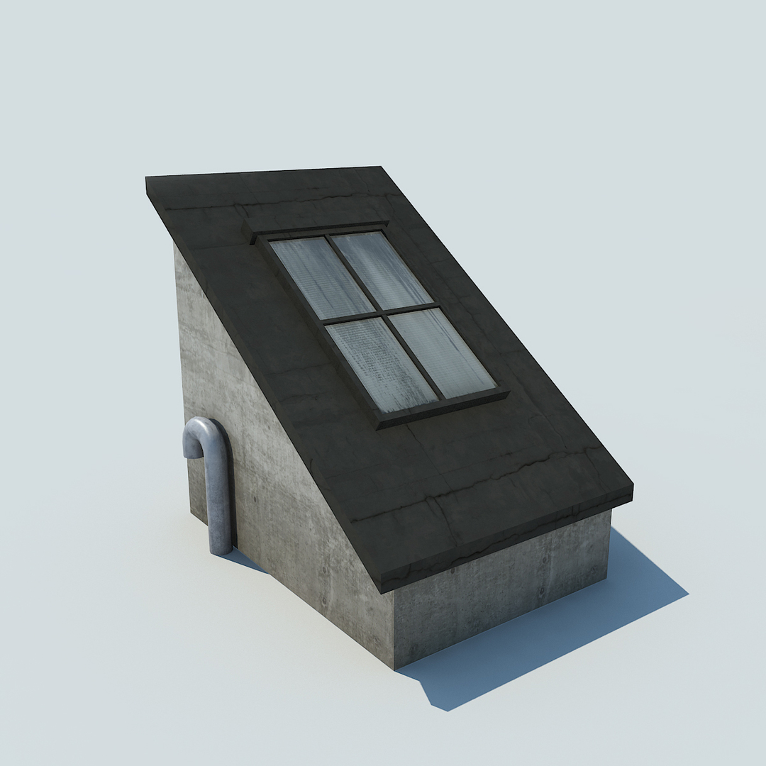 nyc roof rooftop 3d model