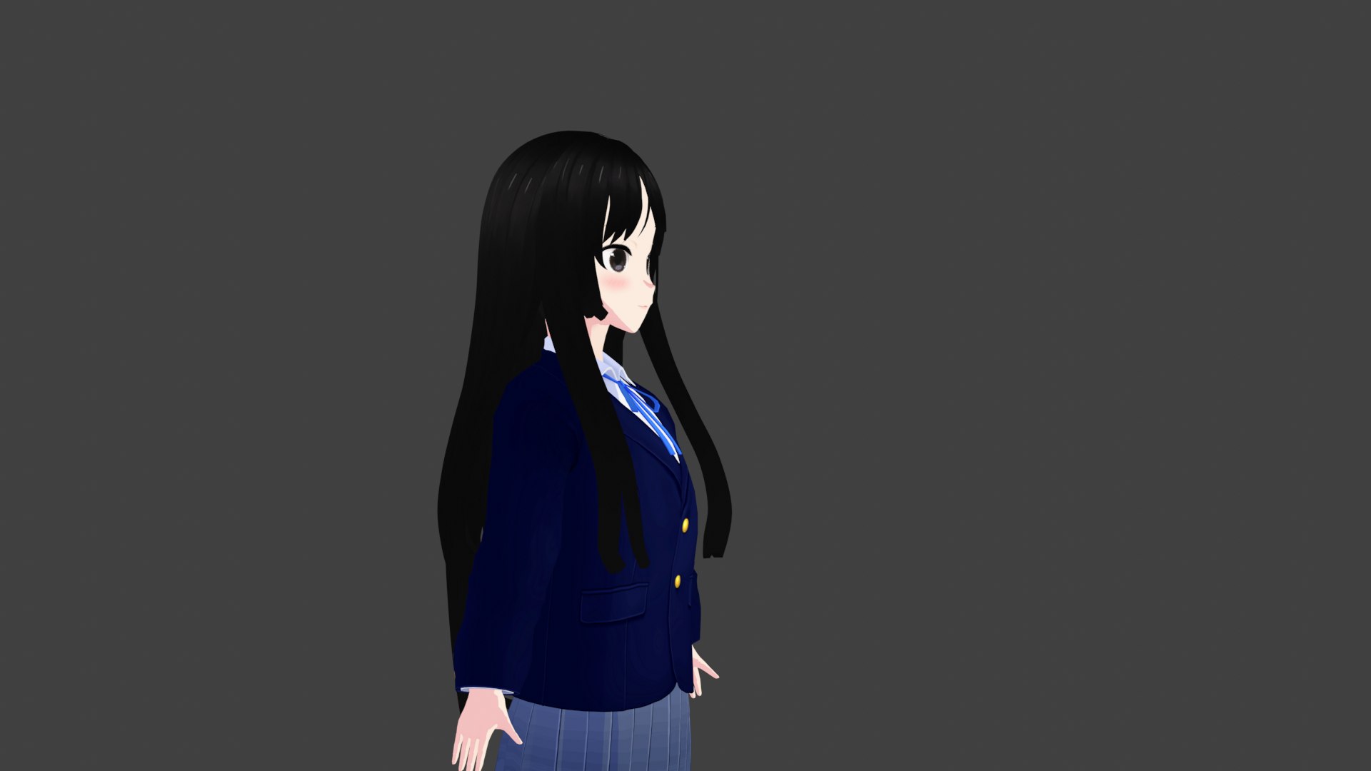 3D Akiyama Mio - TurboSquid 2019870
