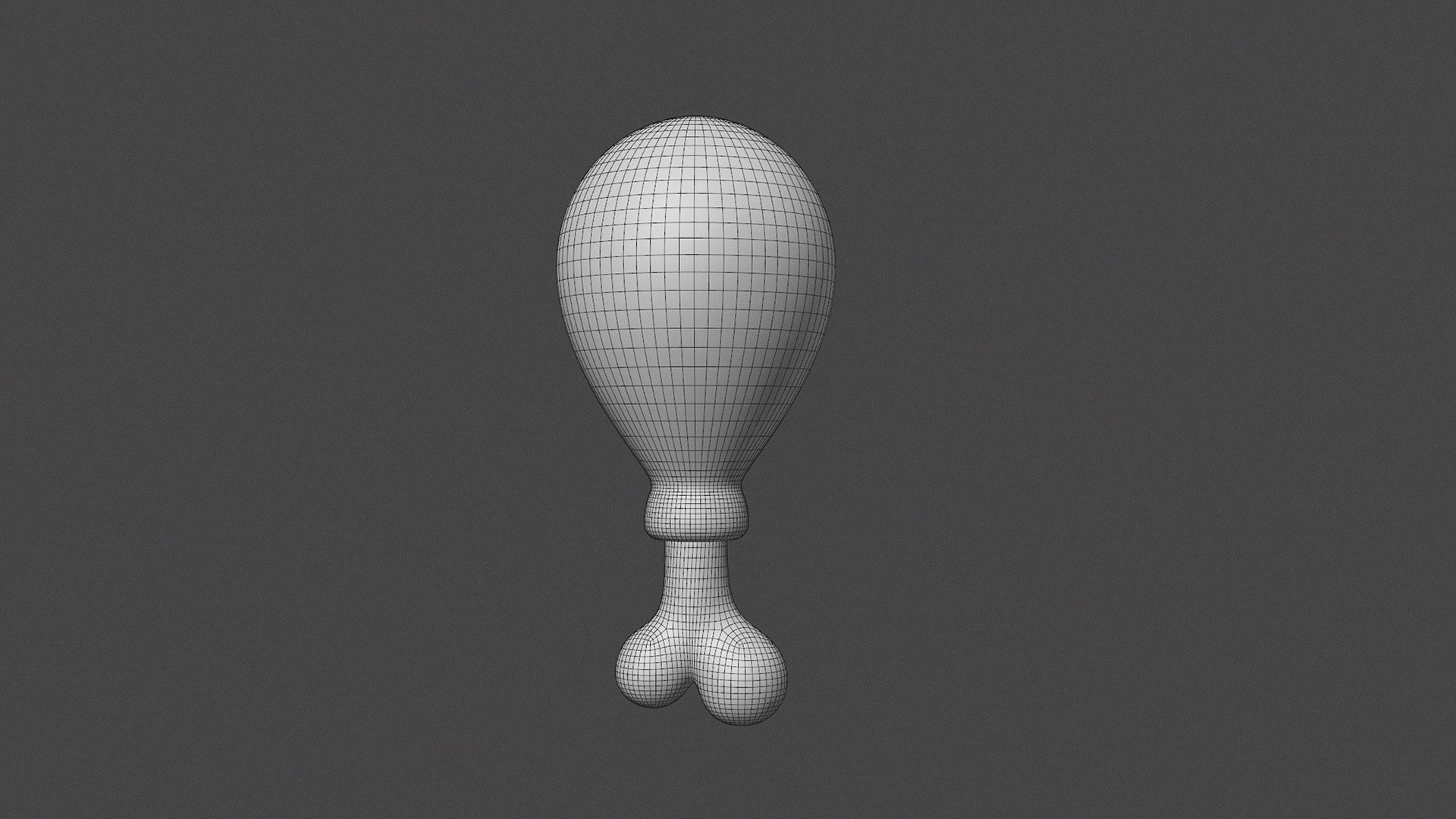 Free 3D Cartoon Chicken Drumstick Model - TurboSquid 2117665